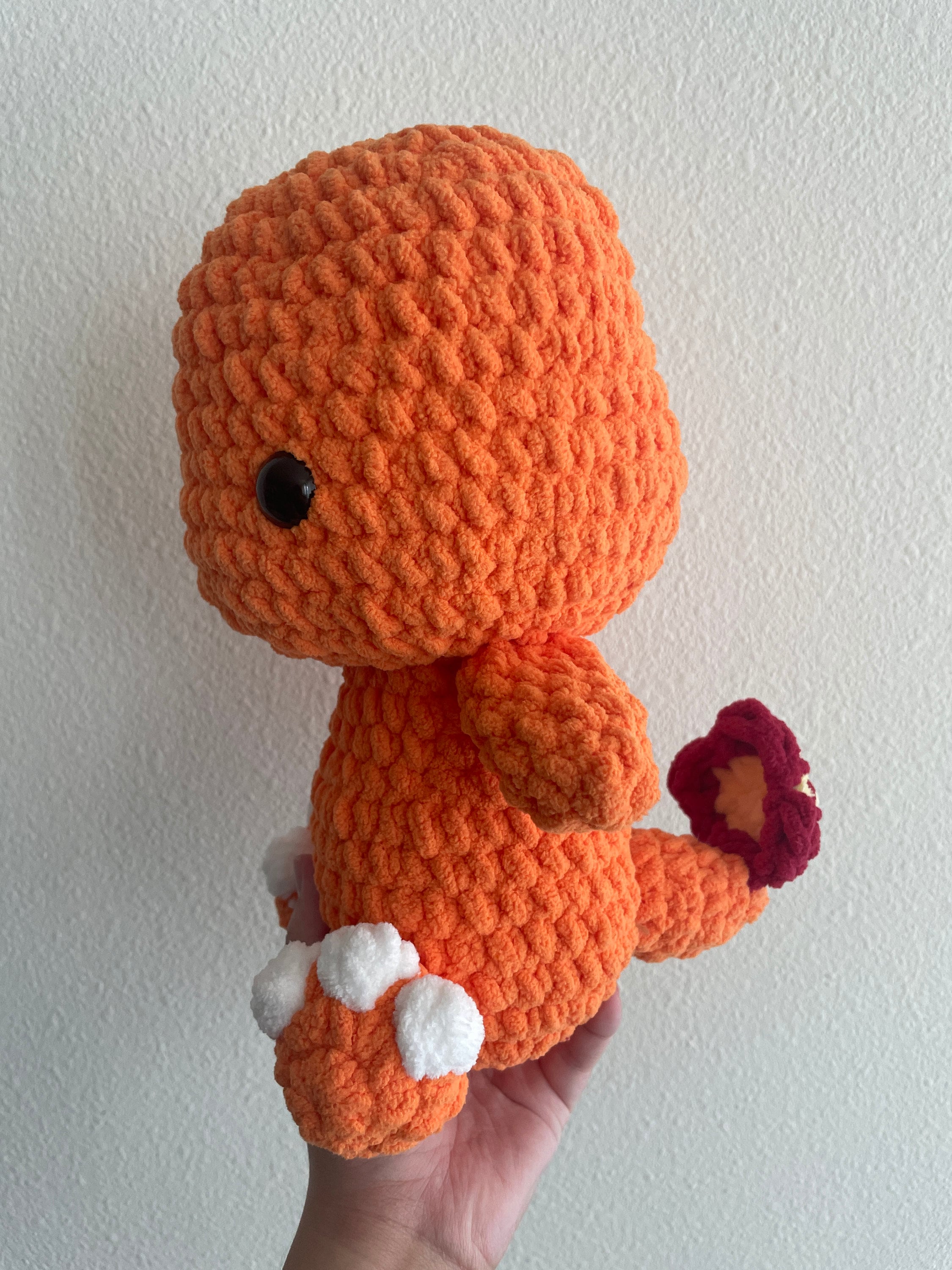 Jumbo Charmander Crochet Plushie Amigurumi - Etsy