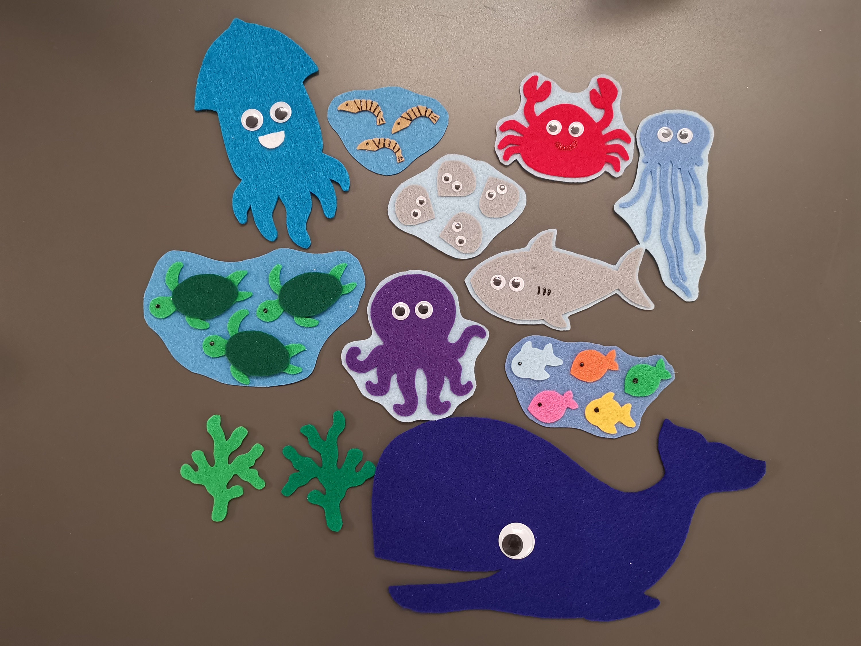 I'm the Biggest Thing in the Ocean Felt Set - Etsy