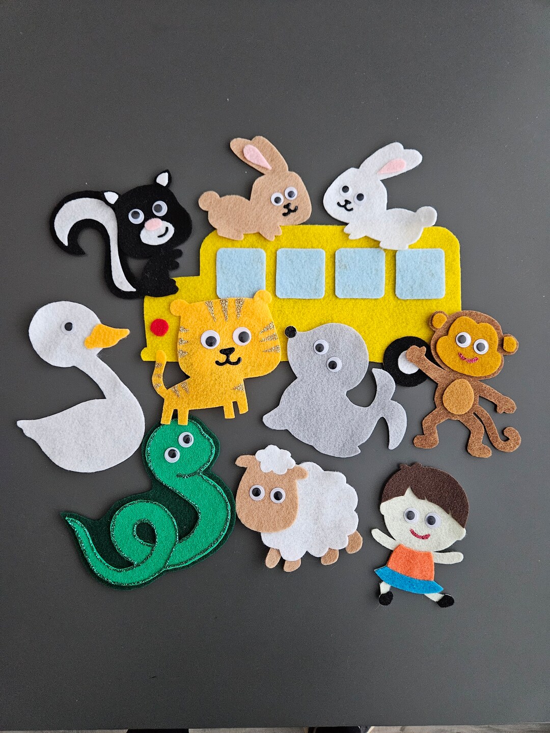 The Seals on the Bus Felt Story Set - Etsy