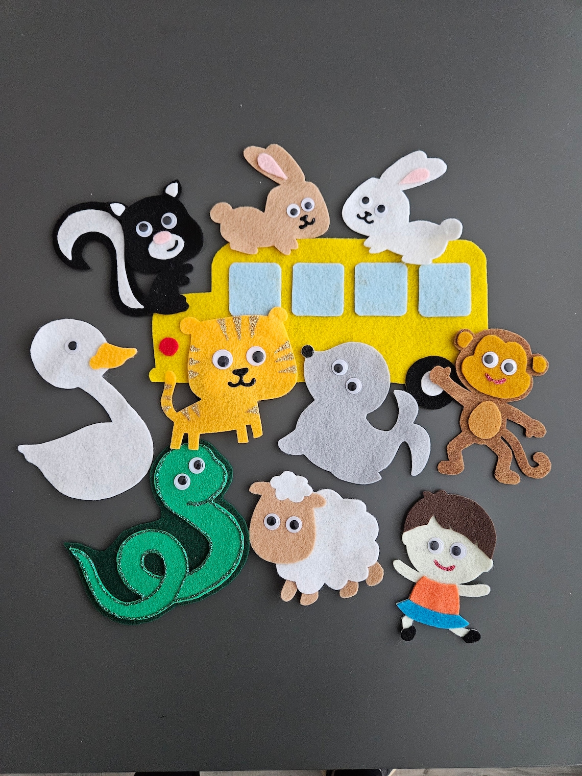 The Seals on the Bus Felt Story Set - Etsy