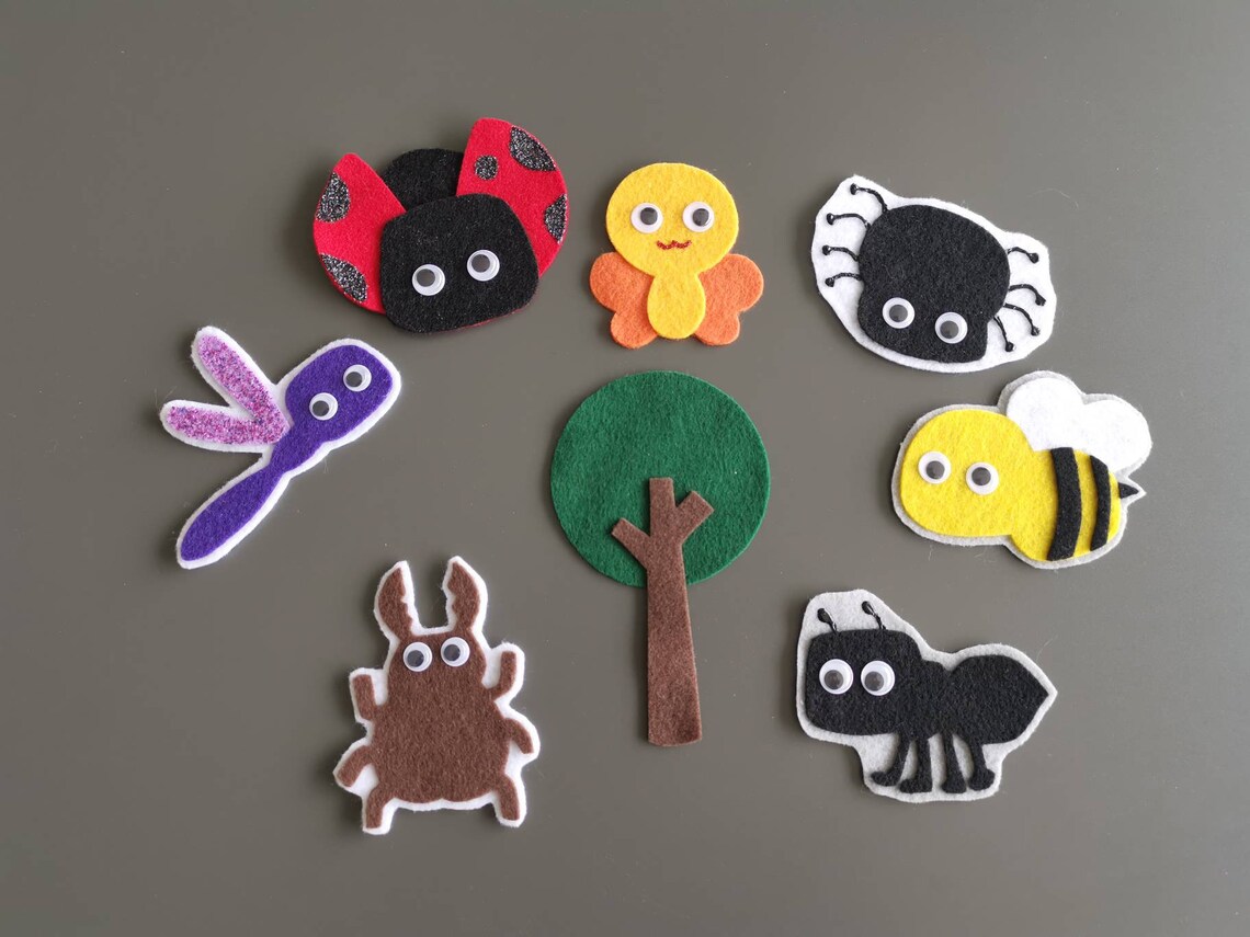 We're Going on a Bug Hunt Felt Story Set - Etsy Australia