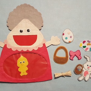 There Was an Old Lady Who Swallowed ... Felt Story Set - Etsy