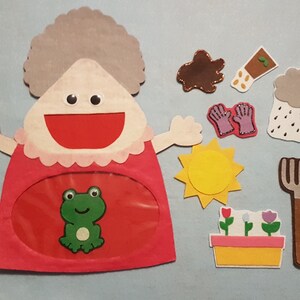 There Was an Old Lady Who Swallowed ... Felt Story Set - Etsy