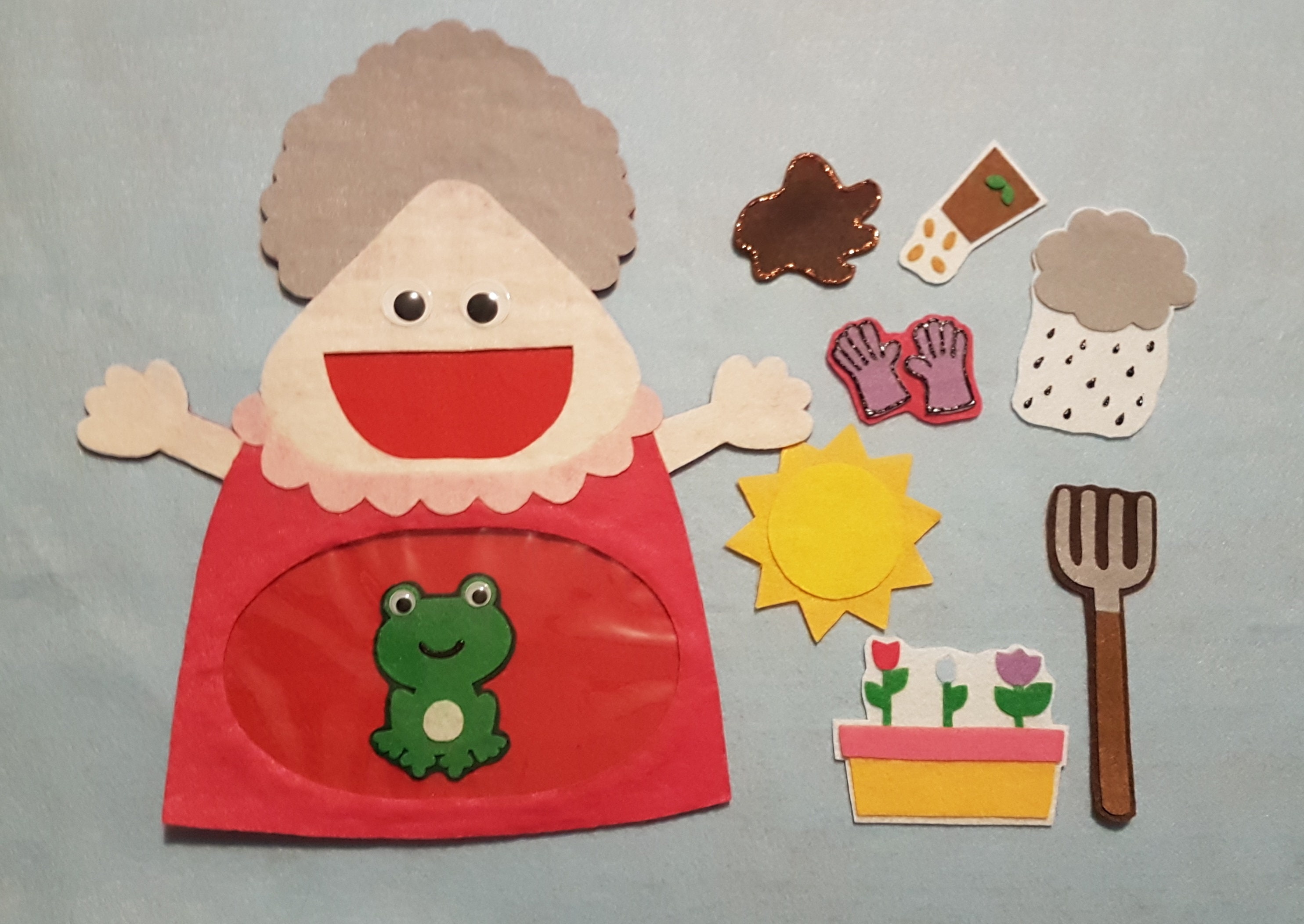 There Was an Old Lady Who Swallowed ... Felt Story Set - Etsy Canada