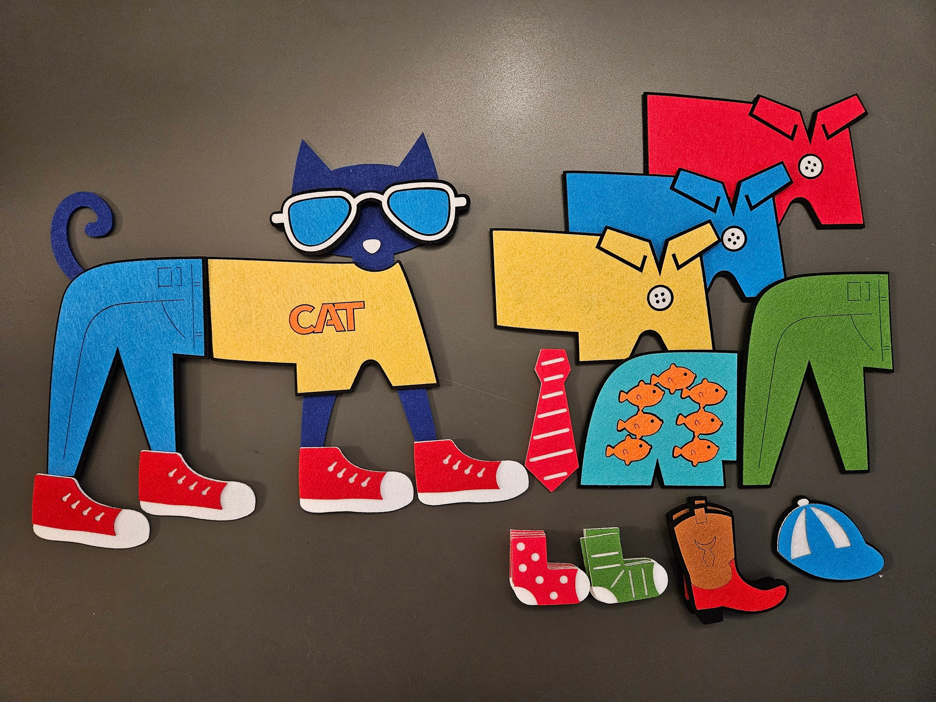Pete the Cat - Too Cool for School Felt Story Set - Etsy Pete the Cat - Too Cool for School Felt Story Set - Etsy