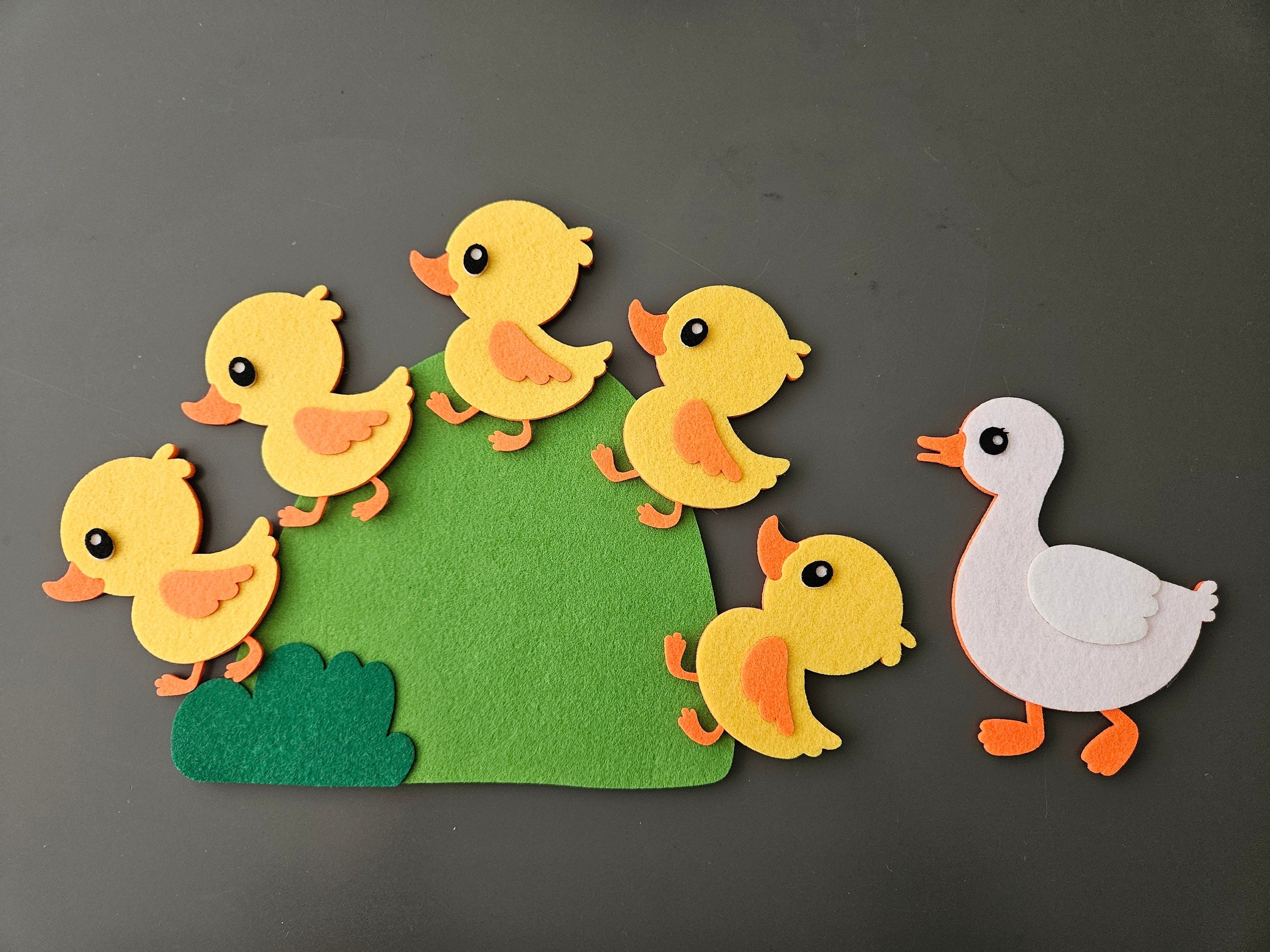 Five Little Ducks Felt Story Set - Etsy Canada