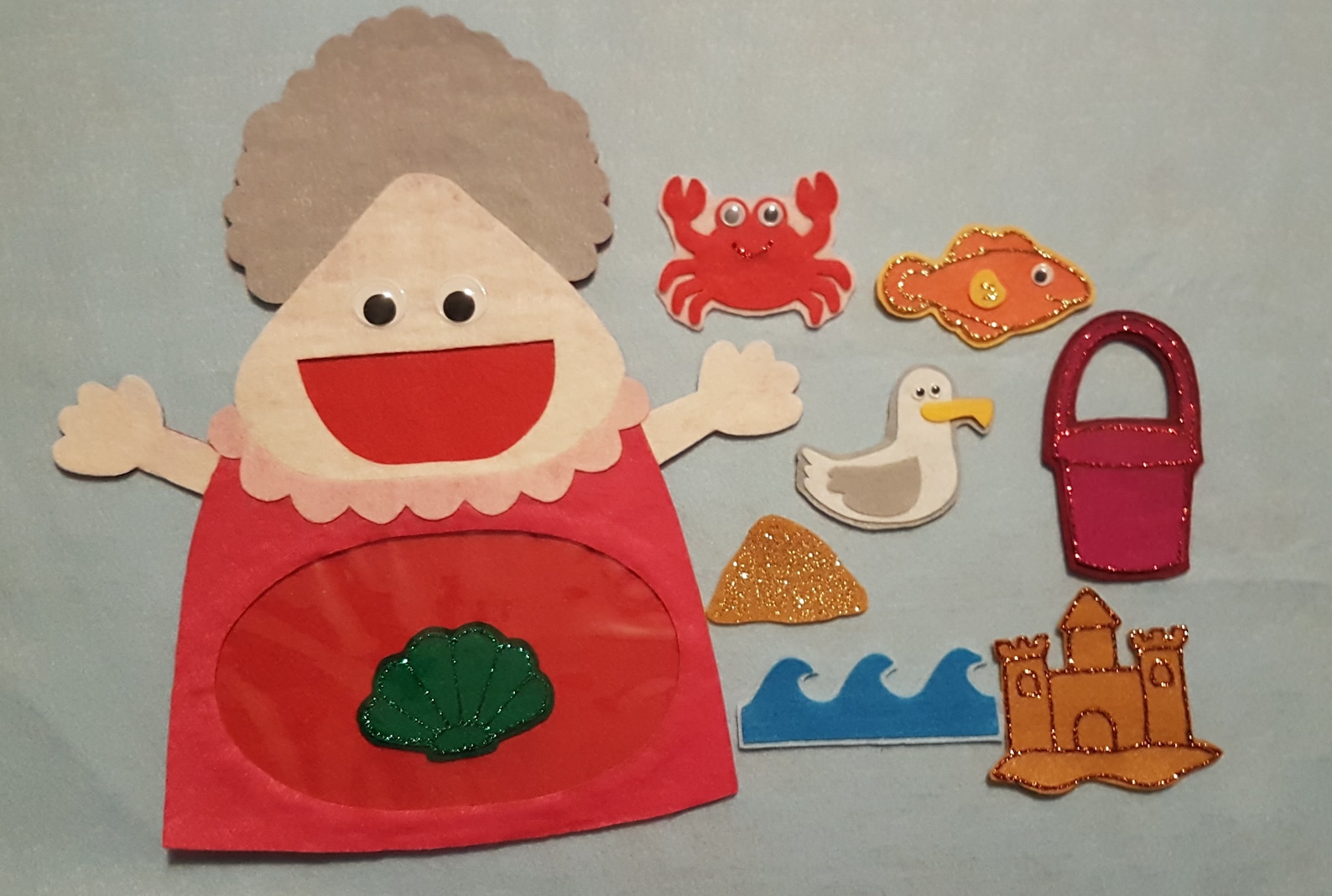 There Was an Old Lady Who Swallowed ... Felt Story Set - Etsy