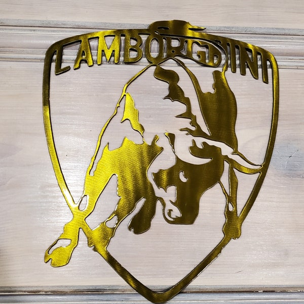 Lamborghini Garage Sign - Etsy