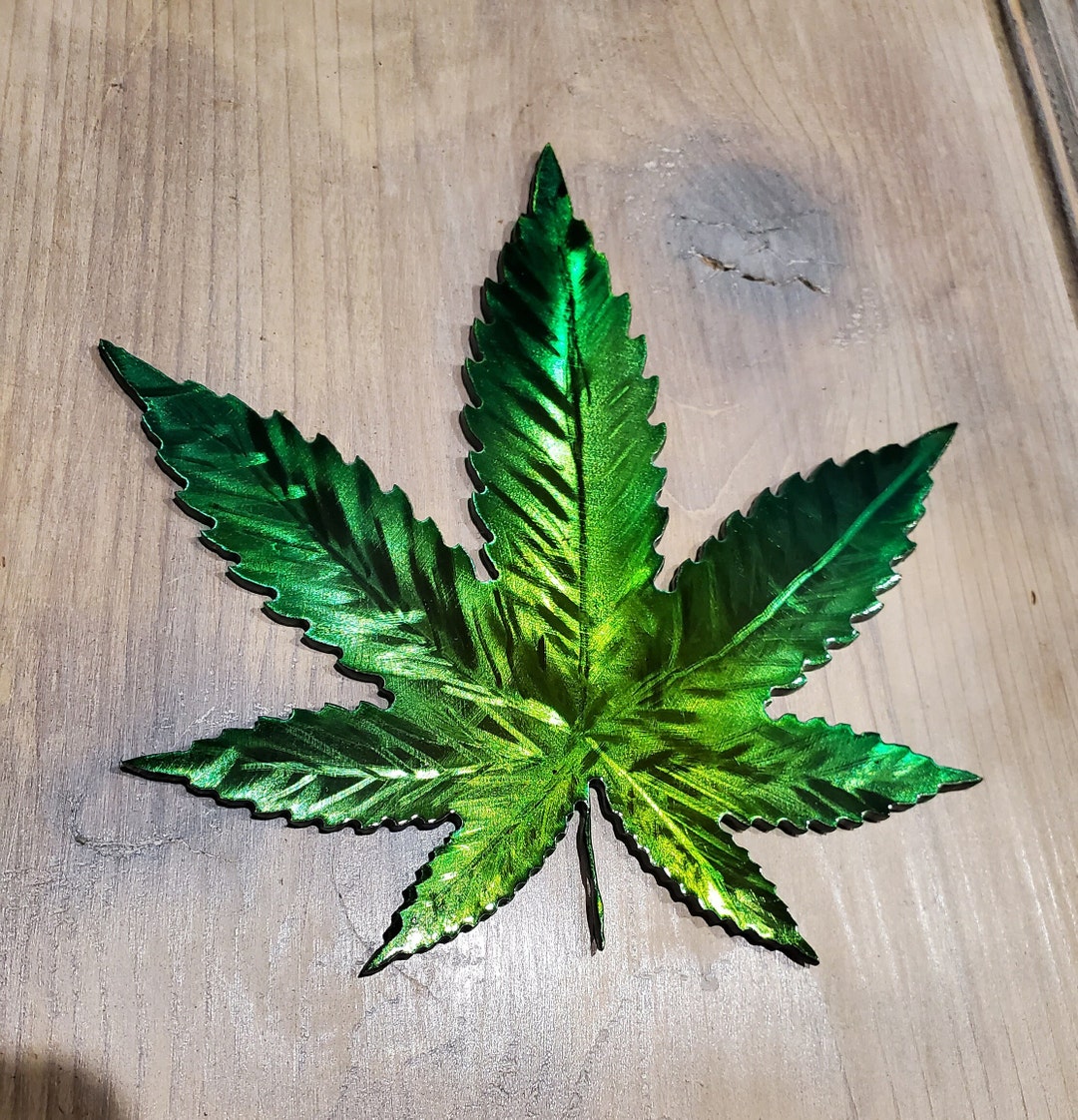 Metal Weed Leaf - Etsy