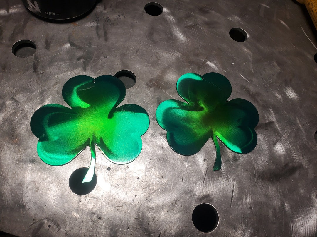 Shamrock Metal Sign - Etsy