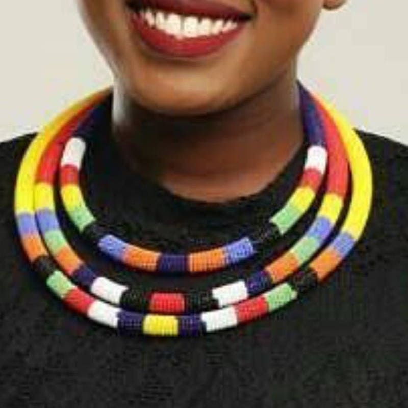 African Rope Necklace - Etsy