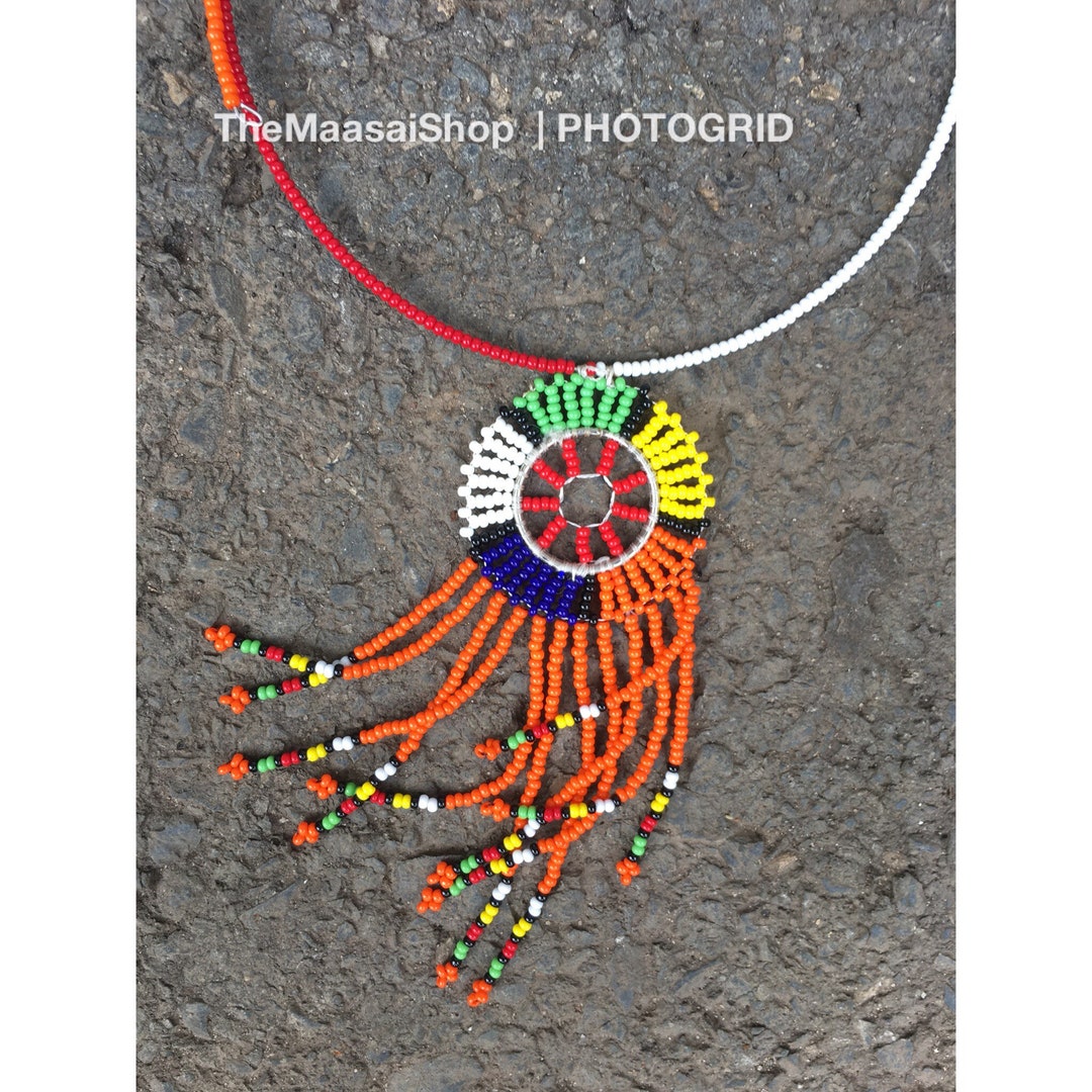 Handmade Necklace | Beaded Jewelry | African Jewelry | Tribal Gift ...