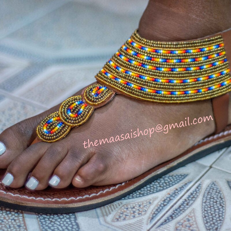 Maasai Sandals - Etsy