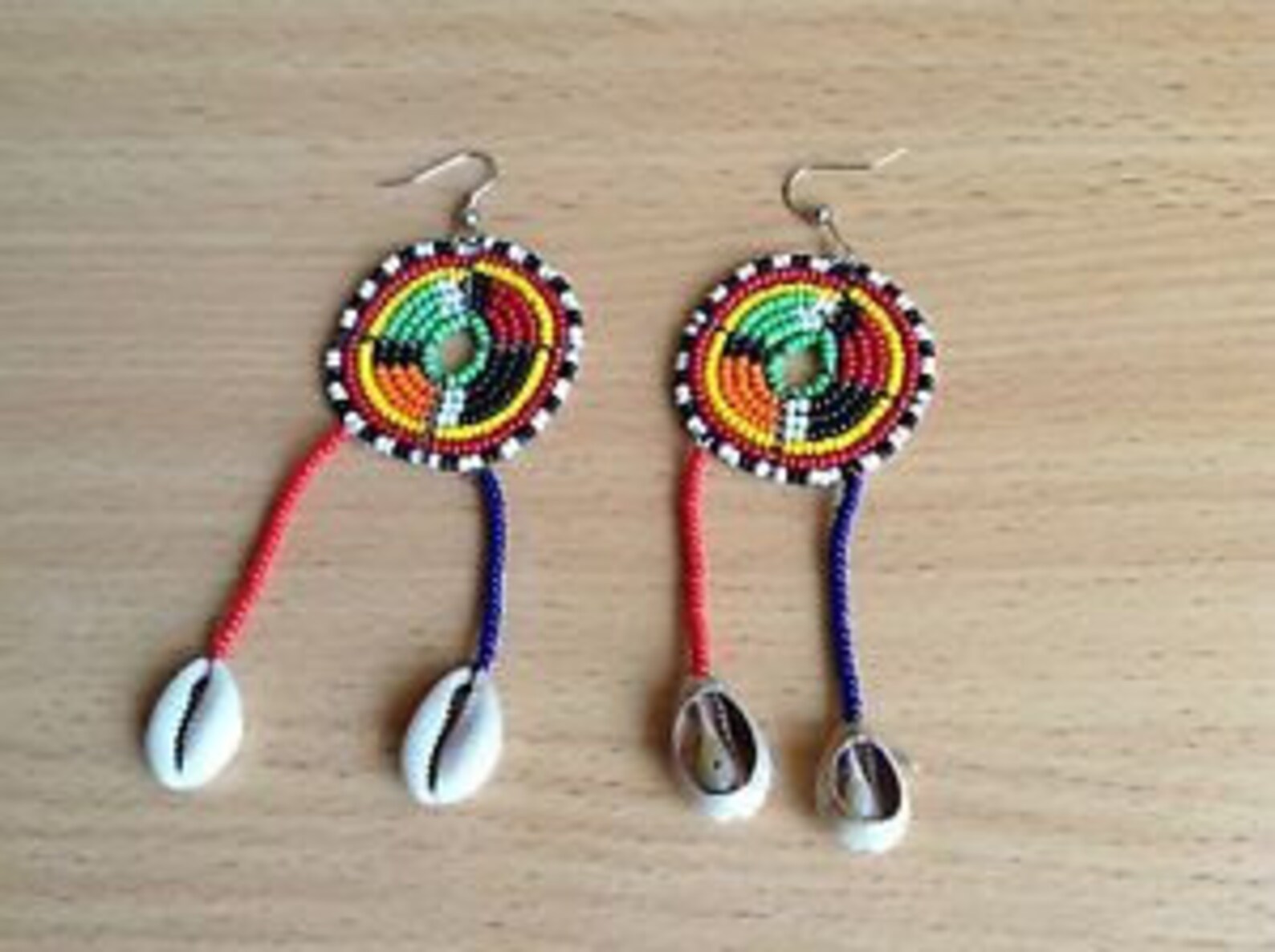 African Beaded Maasai Earrings Kenyan Jewelry - Etsy UK