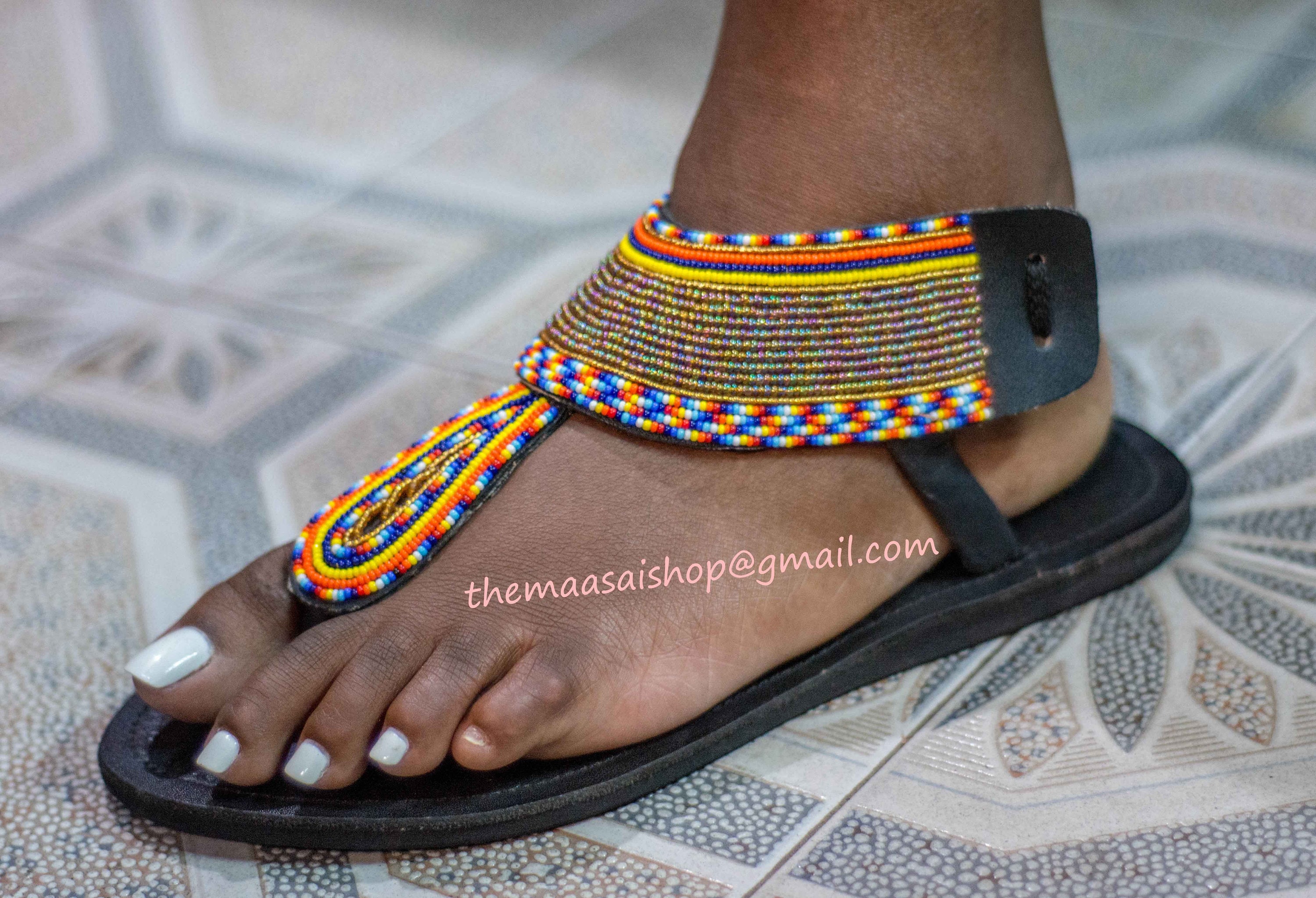 Handmade Leather Sandals/ African Maasai Shoes / Greek Sandals | Etsy