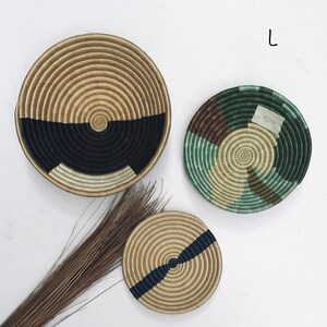 Set of 3 African Wall Baskets / Rwanda Baskets / Wall Baskets - Etsy
