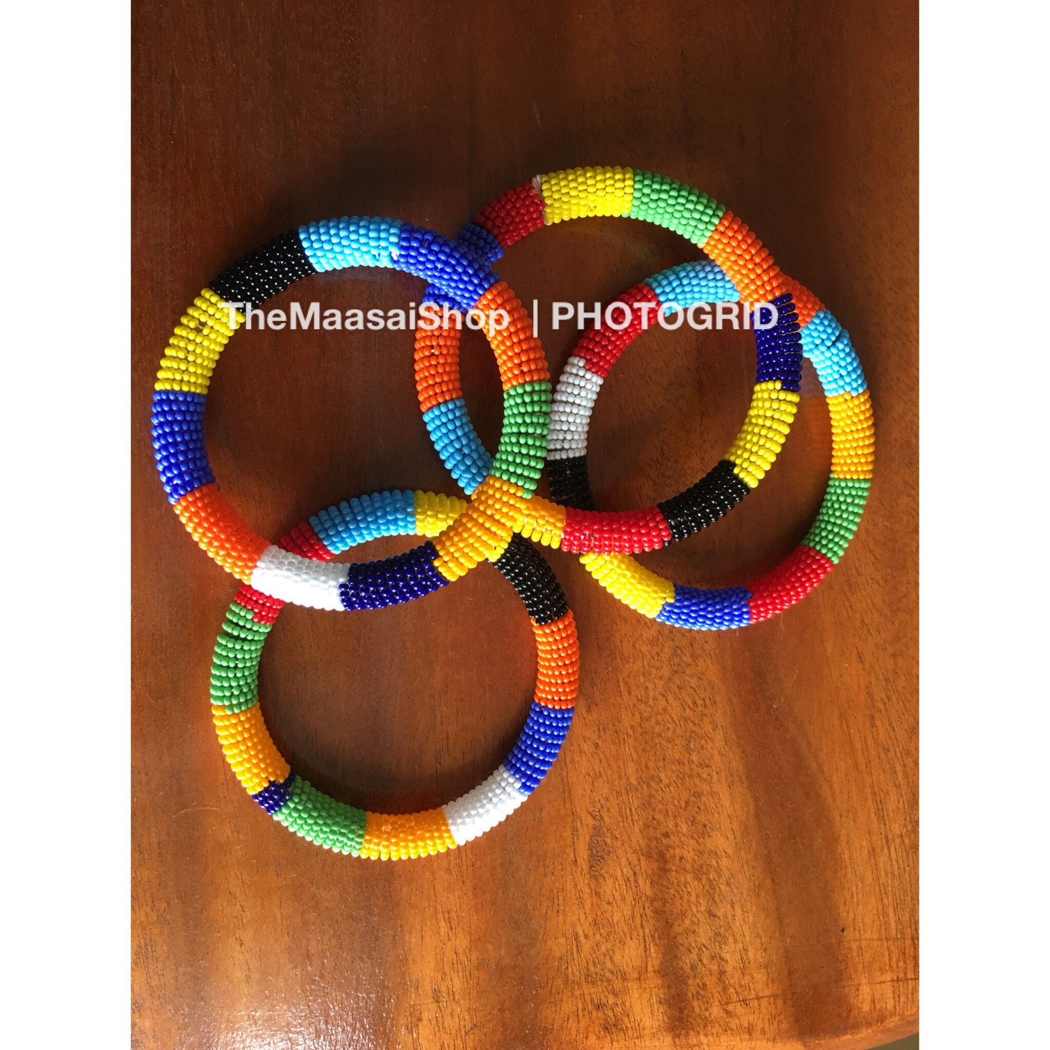 African Beaded Maasai Bangles African Jewelry for Women | Etsy