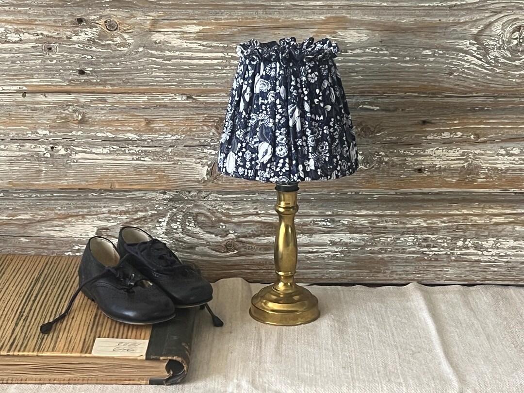 Fabric Lamp Shade Cover for Small Table Lamps or Wall Lights Cotton ...