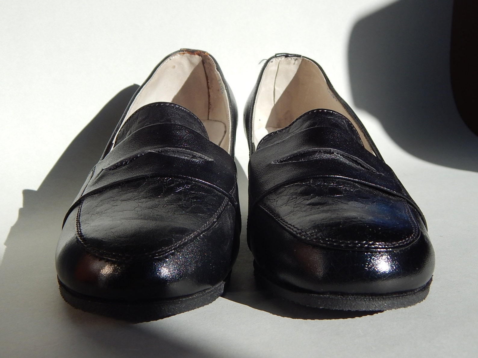 Unused Soviet Vintage Ladies Leather Shoes Black Genuine | Etsy