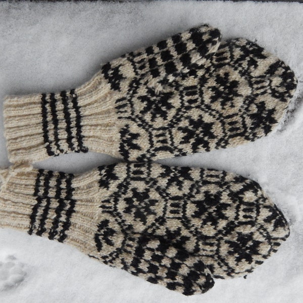 Wool Mittens - Etsy