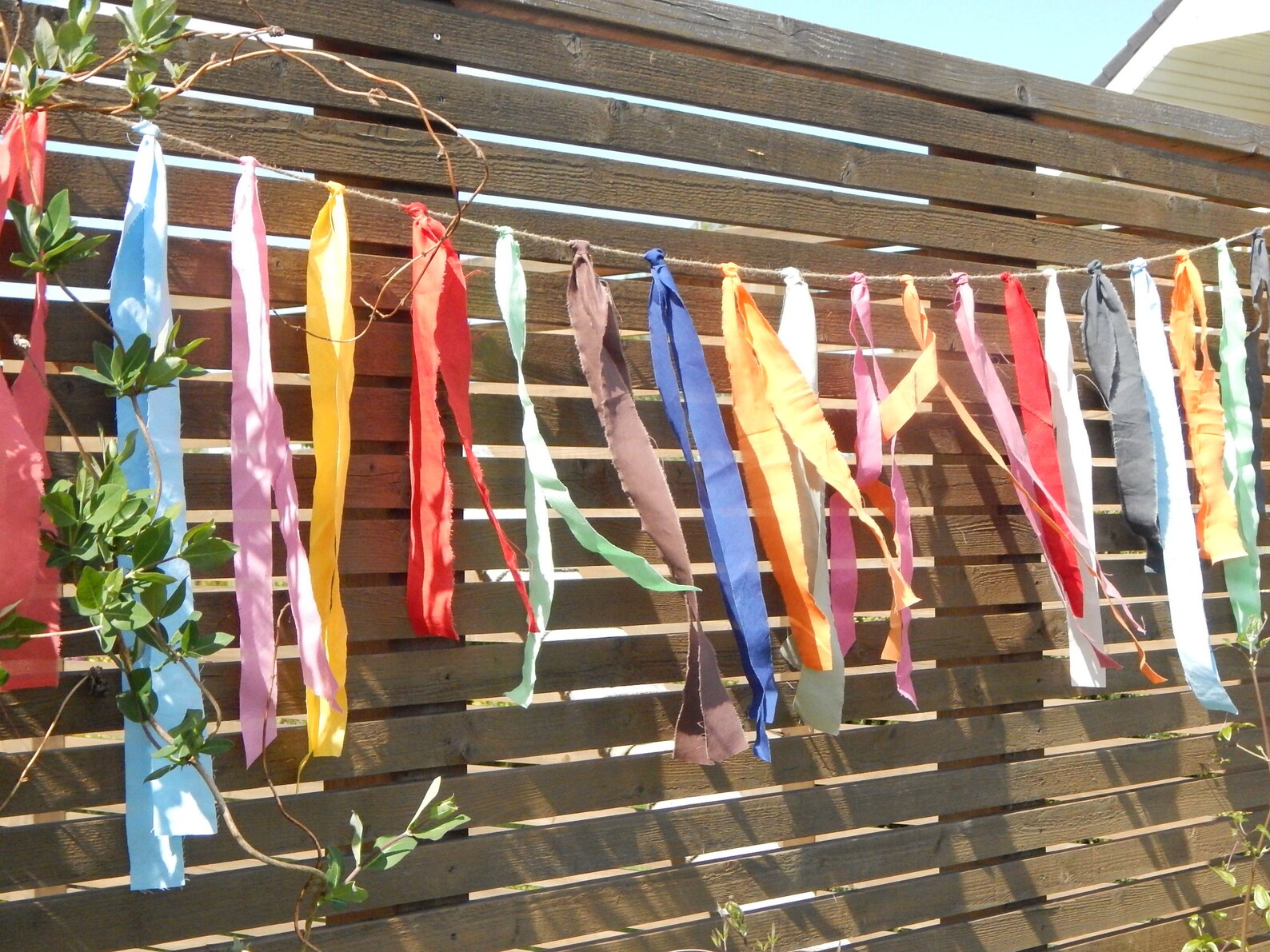 Party Decor/ Fiesta Tassel Bunting/ Shabby Chic Multicoloured Wedding ...