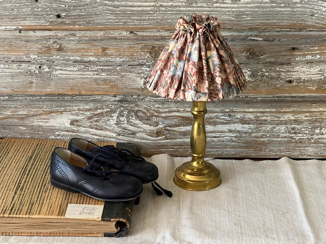 Fabric Lamp Shade Cover for Small Table Lamps or Wall Lights Cotton ...