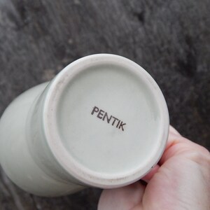 Vintage Studio Pentik Finland Coffee Mug Finland Pale Green Stoneware ...
