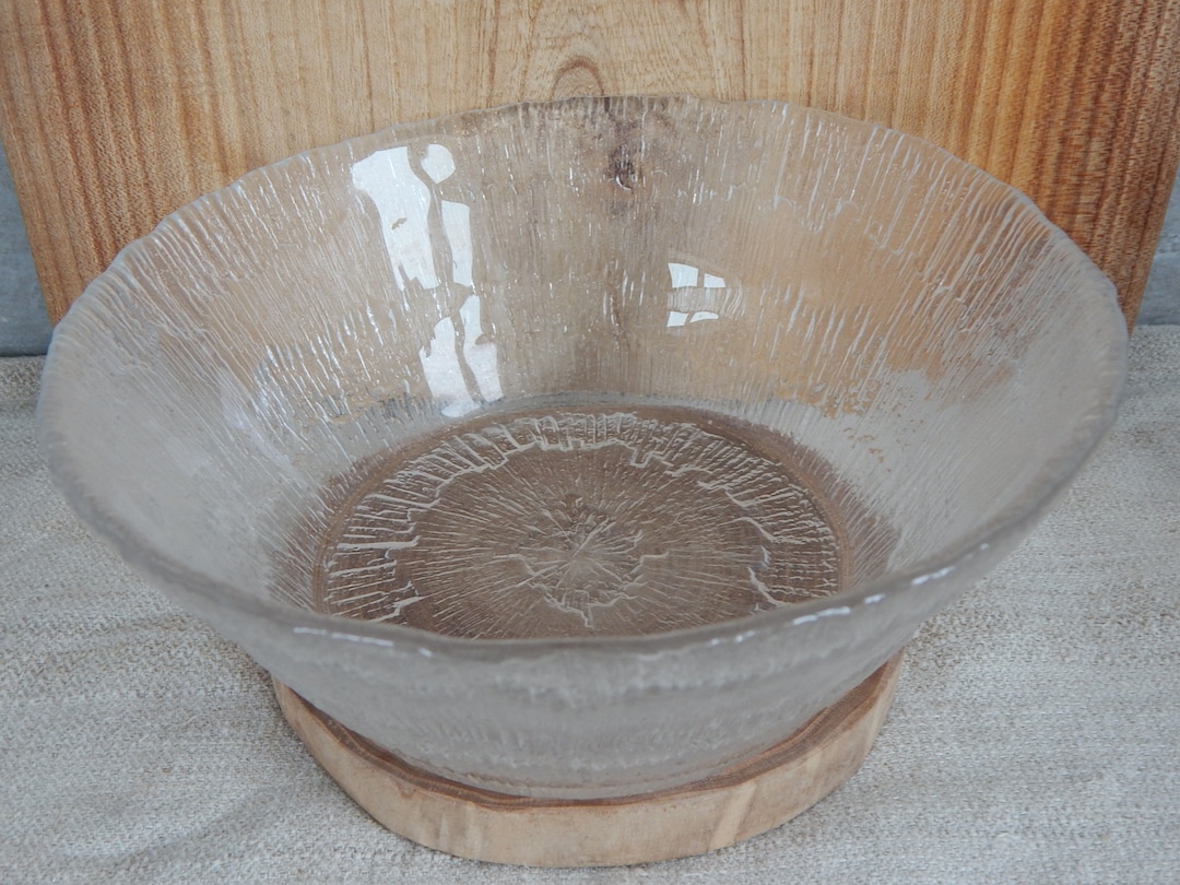 Scandinavian Glass Bowl Vintage Finnish Iittala Solaris Bowl Tapio ...