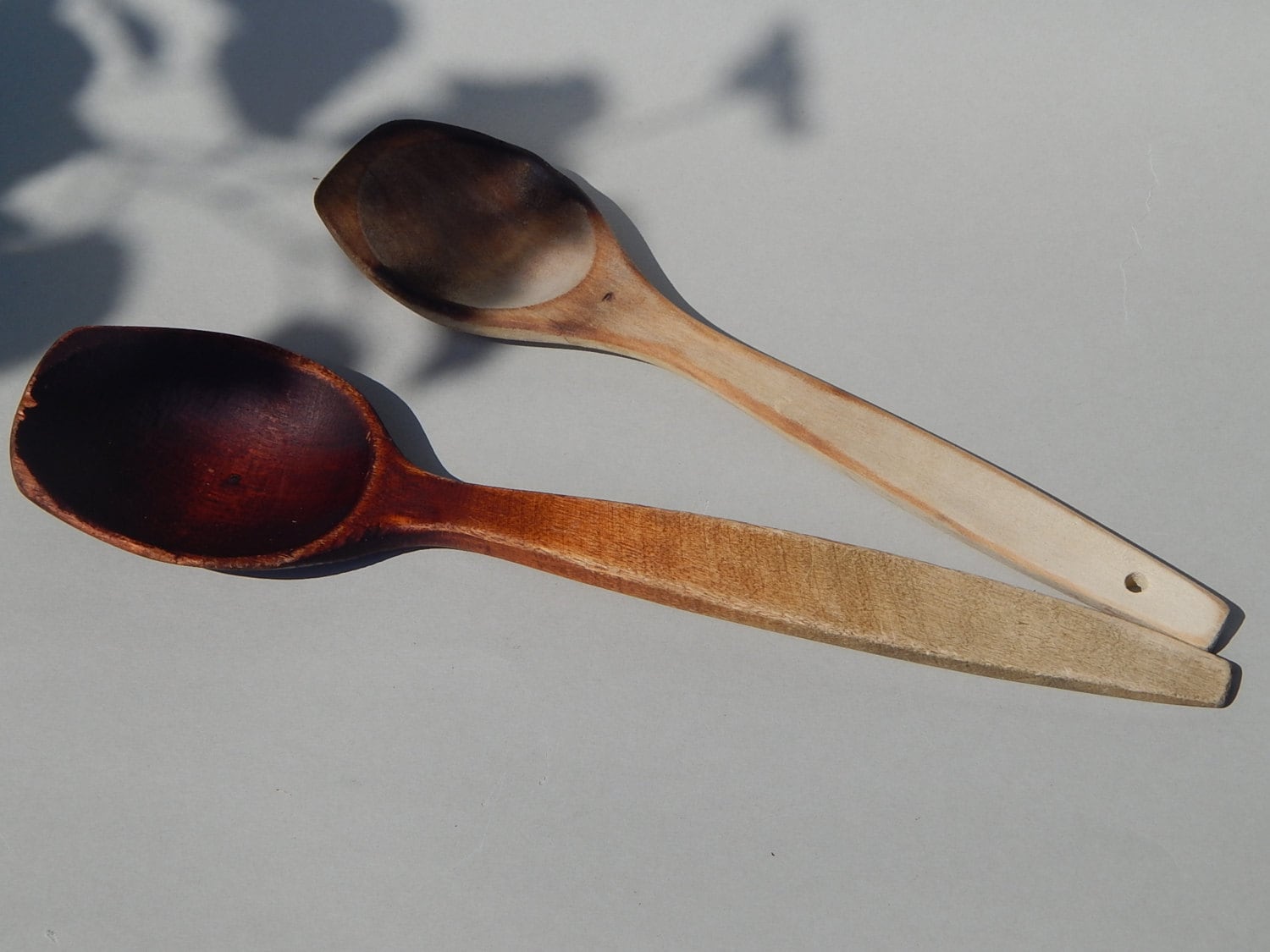 Vintage Big Wooden Spoon Set Kitchen Utensils Rustic Kitchen | Etsy