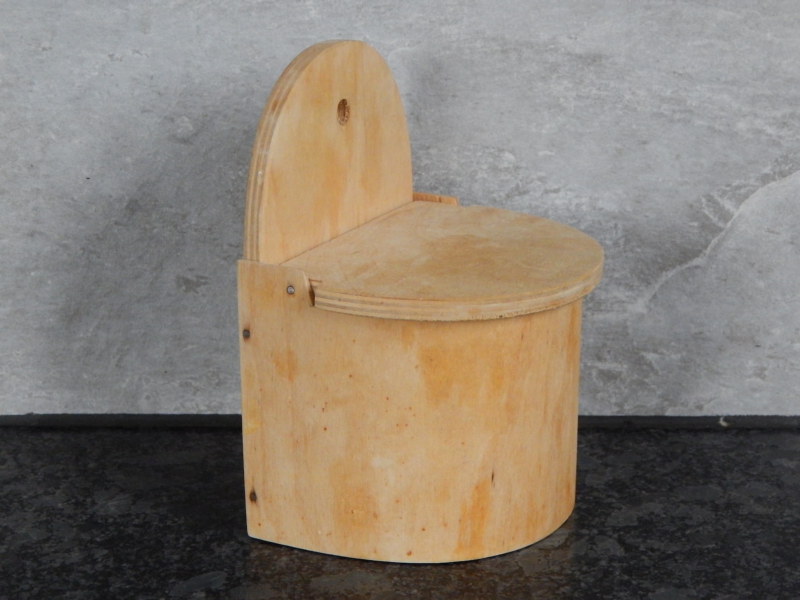 Vintage Salt Box Salt Cellar Rustic Wooden Salt Dish Kitchen Decor Food ...