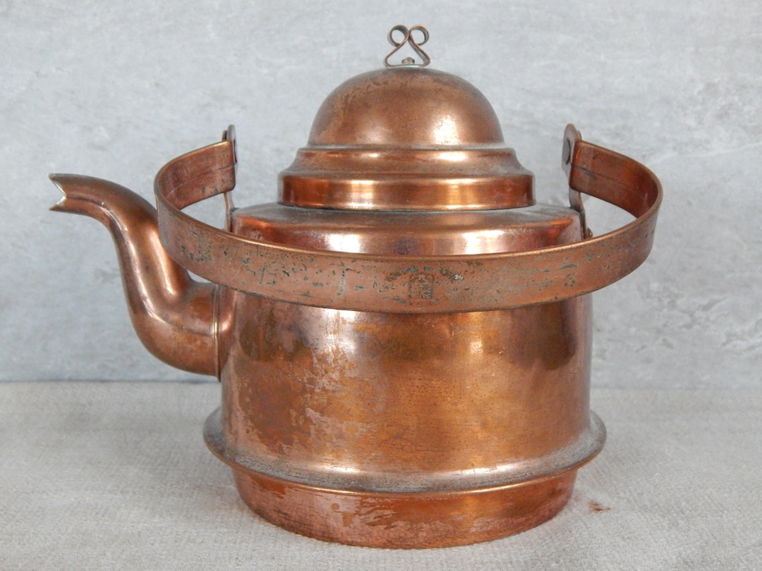 Handmade Swedish Vintage Copper Kettle Leksand Coffee Pot Casserole ...