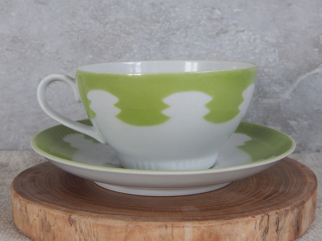 Riga Porcelain Factory REGINA Coffee/ Tea Cup and Saucer Design Tea Cup ...