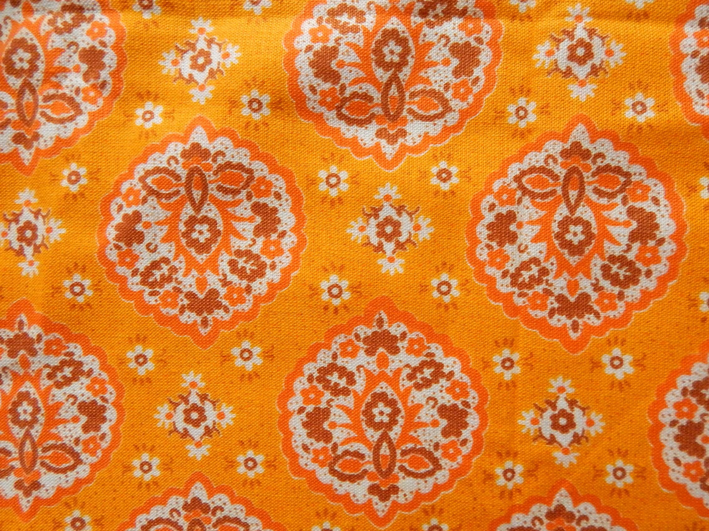 Vintage Baumwollstoff 2m Vintage Retro Stoff zum Nähen Heimtextilien ...