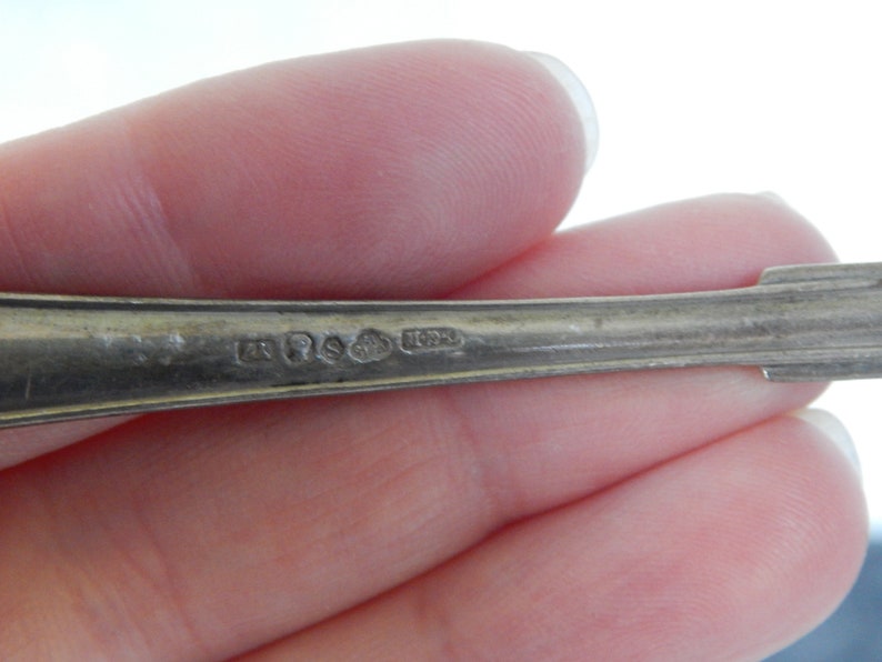 Swedish Vintage Cutlery 2 Spoons With Monogram UBN Made in Sweden - Etsy
