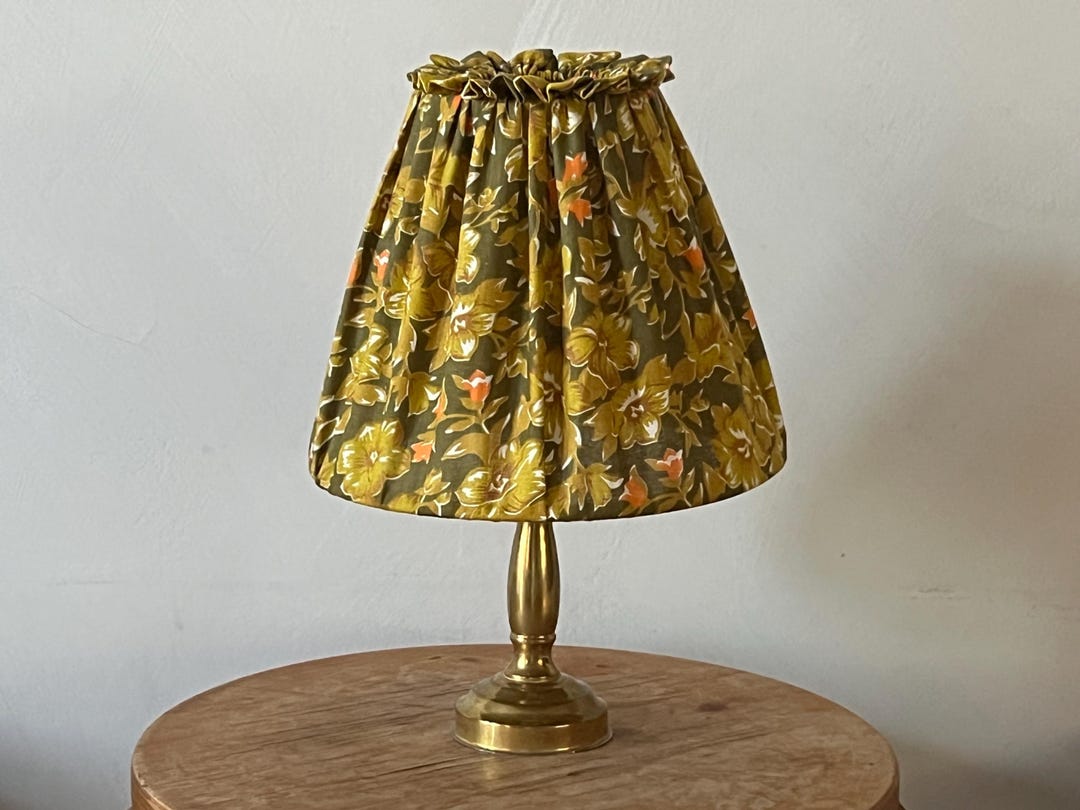 Fabric Lamp Shade Cover for Table Lamps Clip on Light Shade Table Lamp ...