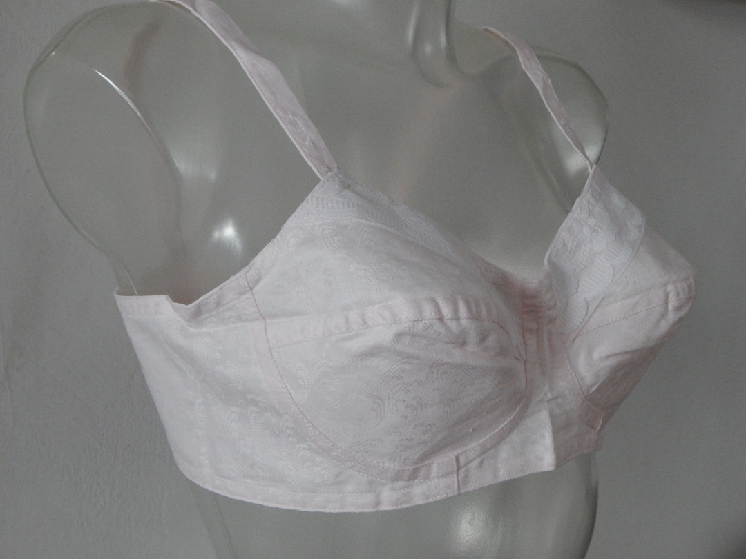 Brassiere Vintage Light Pink Nursing Bra Underwear Cotton Lingerie ...