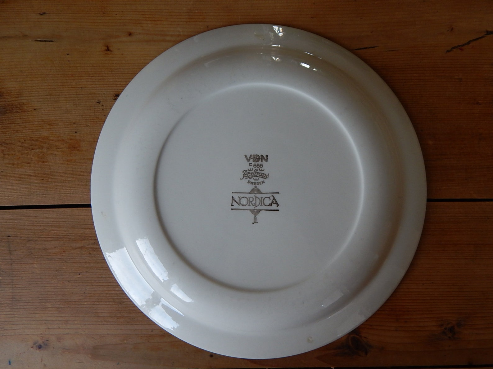 Scandinavian Vintage Rorstrand Nordica Dinner Plate Design Carl Harry ...