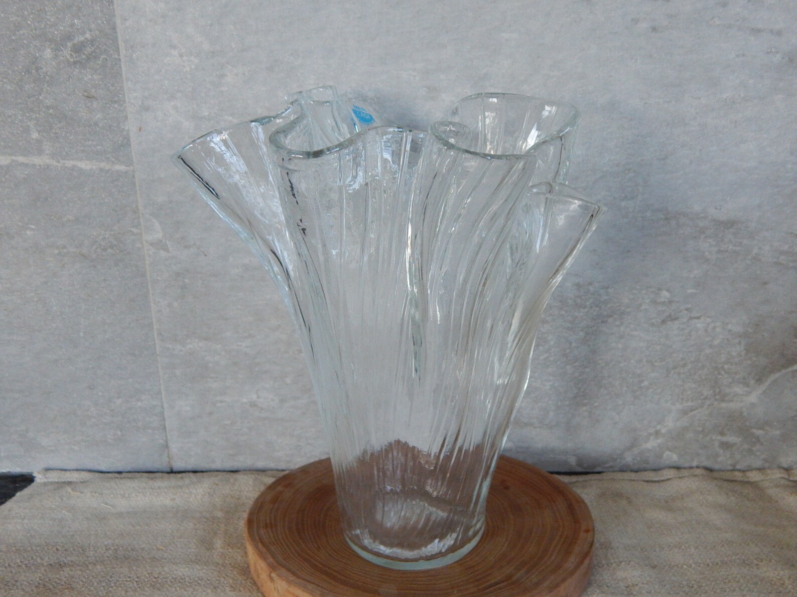 Merilasi Glass Flower Vase Finland Vintage Glass Home Decor - Etsy