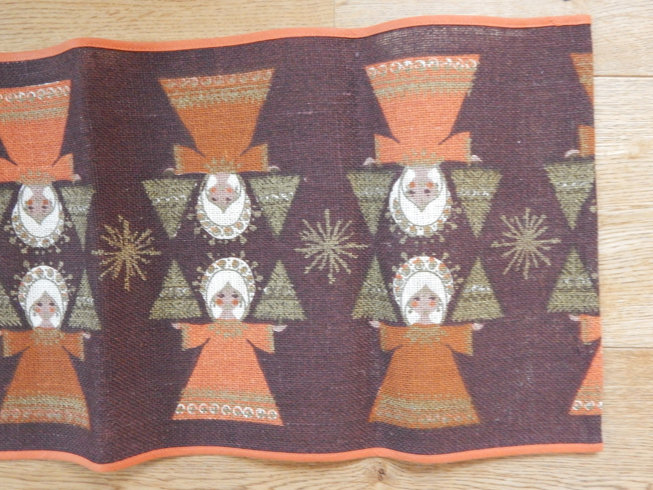 Södahl Tablerunner Made in Denmark 1970 Vintage Linen Christmas Home ...