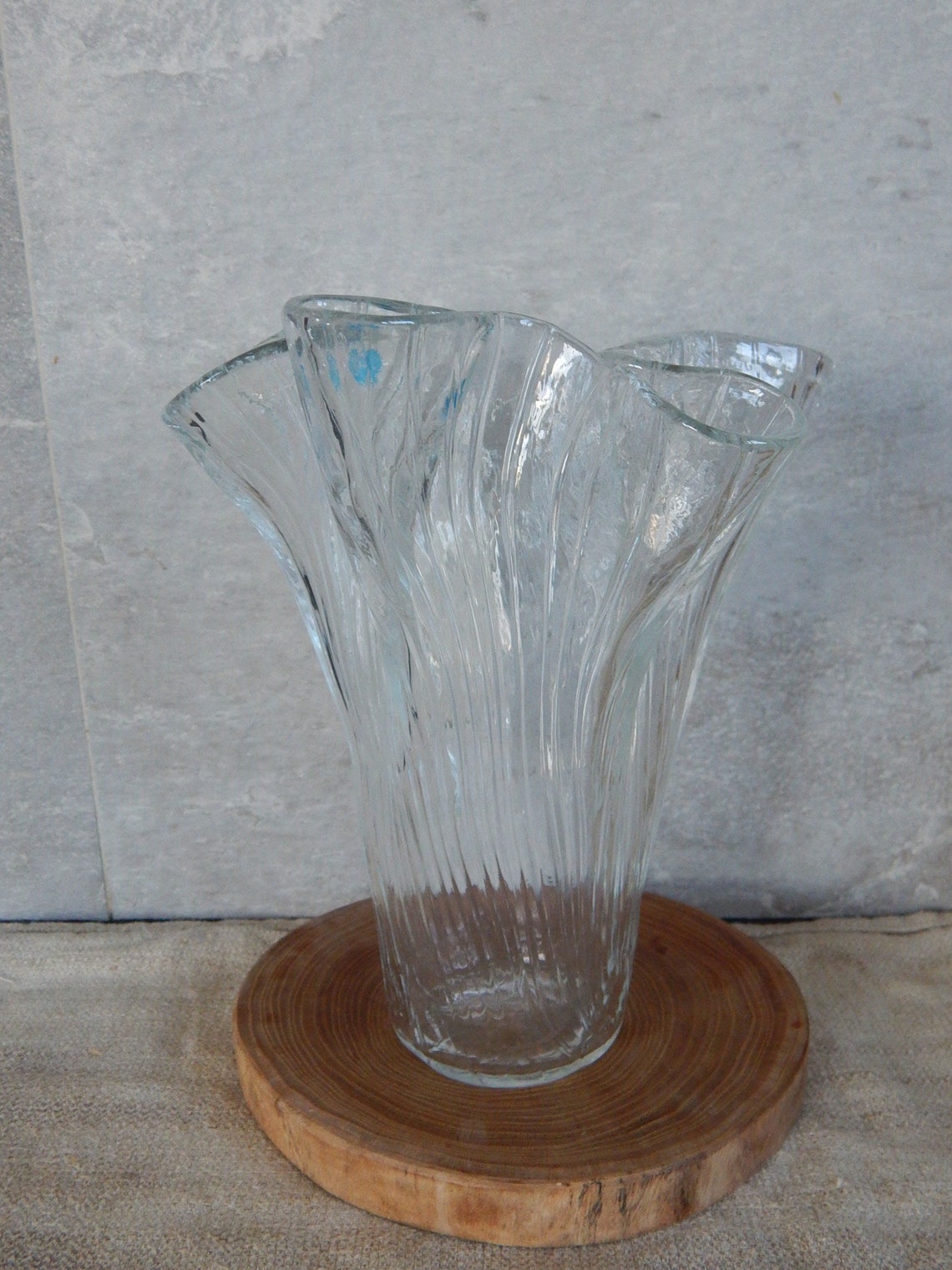 Merilasi Glass Flower Vase Finland Vintage Glass Home Decor | Etsy