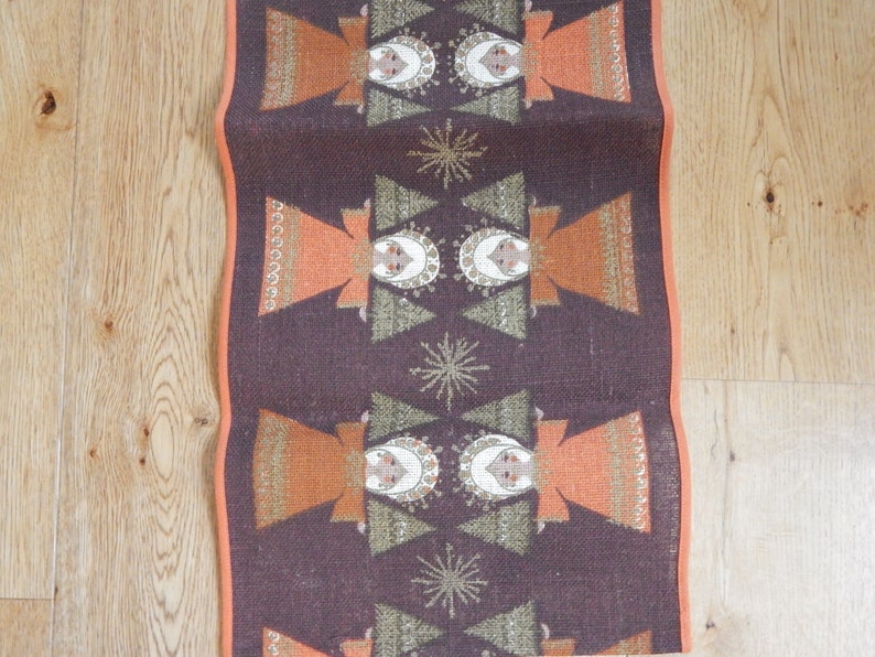 Södahl Tablerunner Made in Denmark 1970 Vintage Linen Christmas Home ...