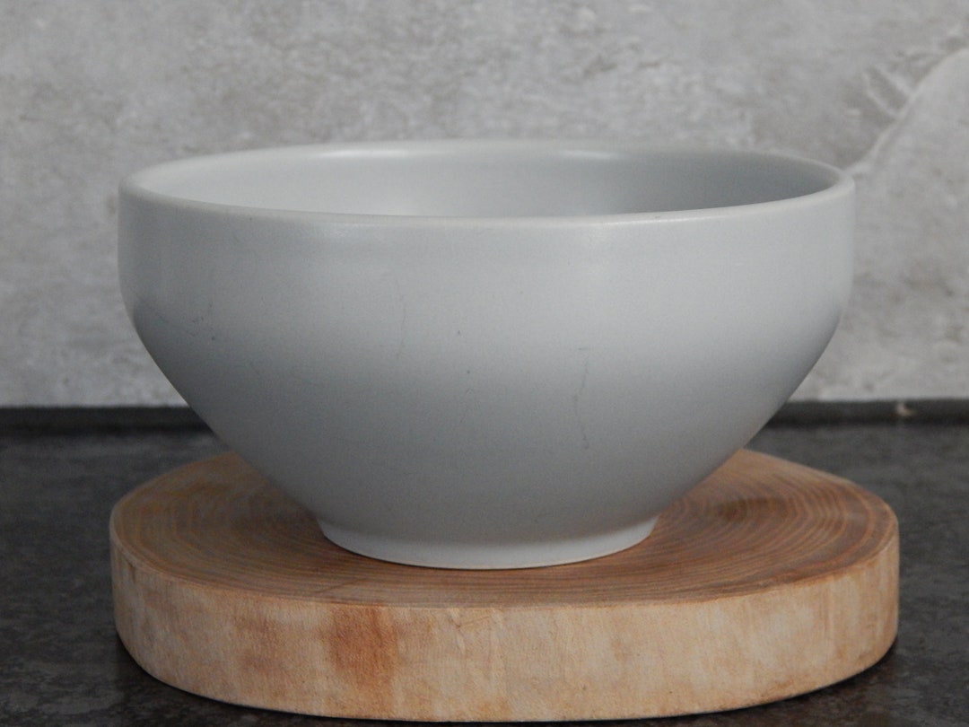 Set of 2 Scandinavian Vintage Höganäs Keramik Gray Semi Matte Bowl ...
