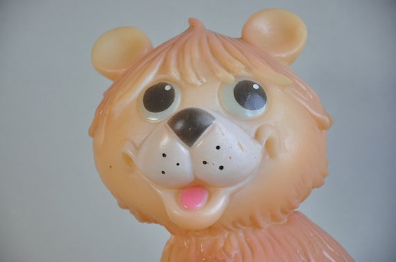 Rubber Toy Rubber Bear Baby Bath Toy Big Rubber Bear 1980s. - Etsy