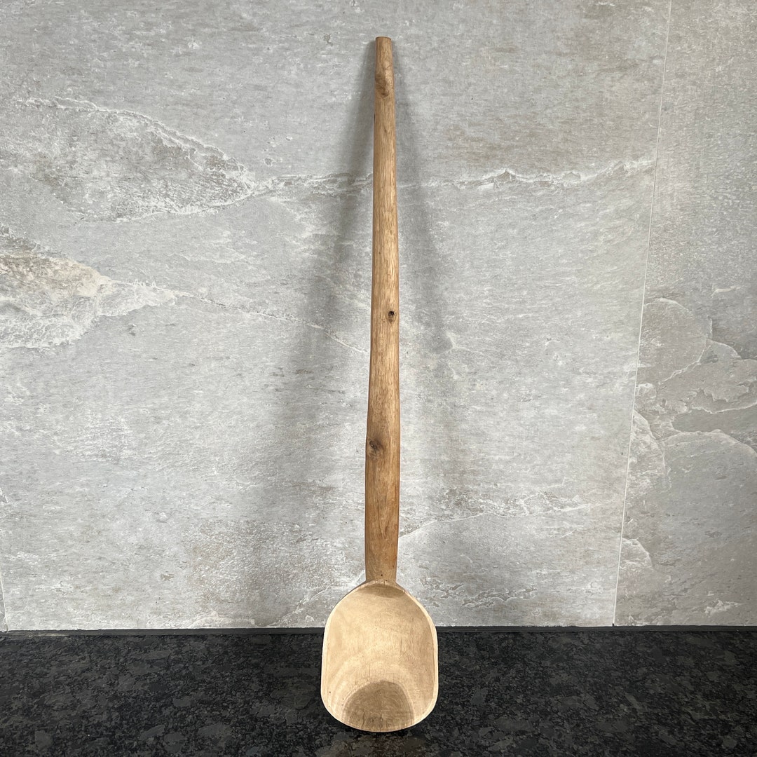 Vintage Big Wooden Spoon Kitchen Utensils Rustic Kitchen Decor Wood ...