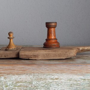 Decorative Driftwood Coat-hook Chess Buttons Wall Rack Unique Wood ...