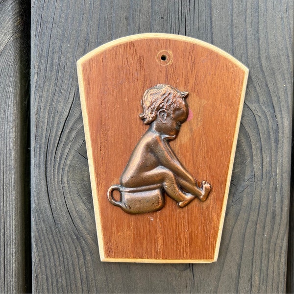 Metal Toilet Sign - Etsy