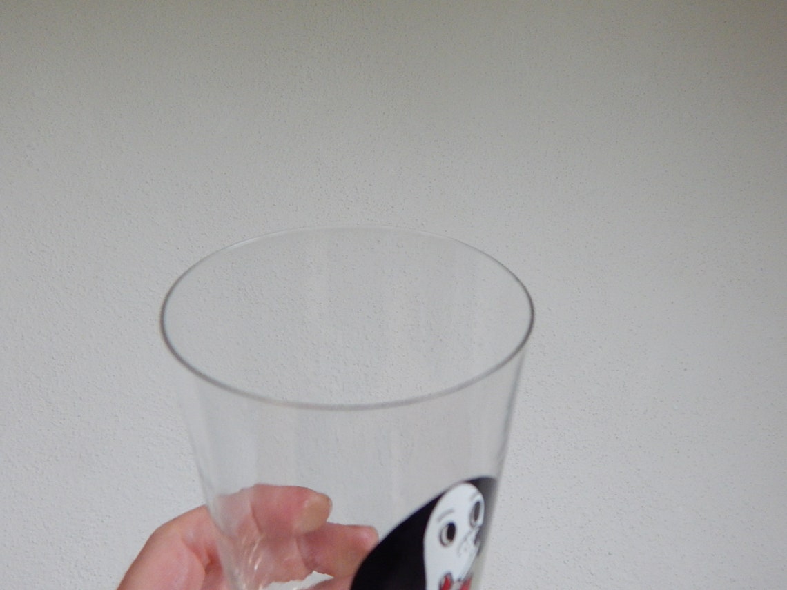 Drinking Glass With Dog Image in Vintage Glassware Glass Tumbler ...