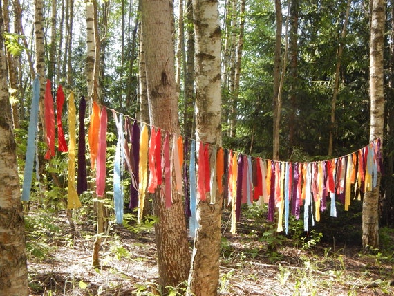 Party Decor Fiesta Tassel Bunting Multicoloured Wedding Garland Rag Bounting Rainbow Garland Ribbon Bunting Each Meter Includes 12 Tassels Etsy Canada