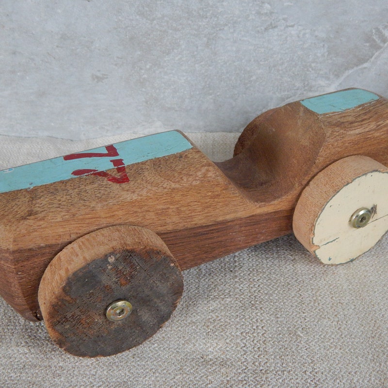 Wood Toy Race Car - Etsy