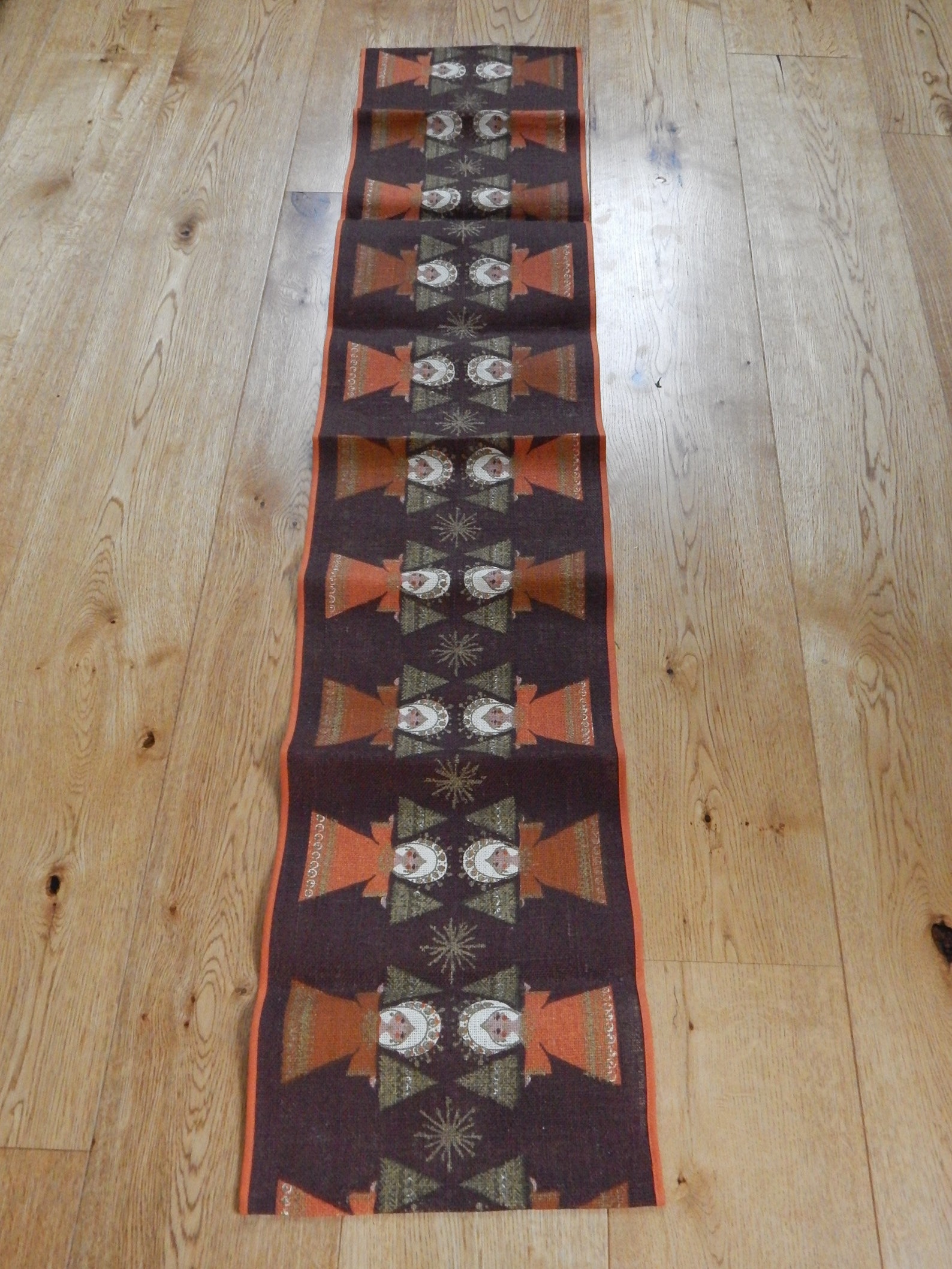 Södahl Tablerunner Made in Denmark 1970 Vintage Linen Christmas Home ...